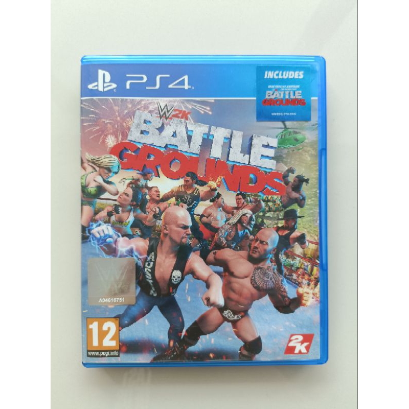 PS4 Games : W2K Battle Grounds มวยปล้ำ โซน2 มือ2 | Shopee Thailand