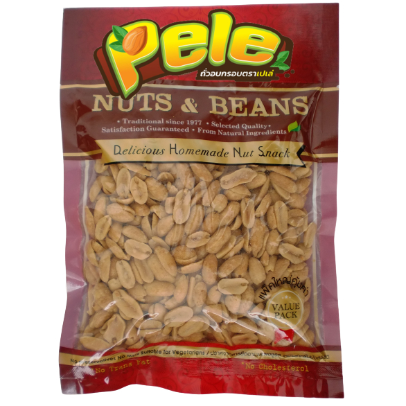 ถุงใหญ่คุ้มค่า เปเล่ ถั่วลิสงอบเกลือเม็ดใหญ่เค็มน้อย ตราเปเล่ Pele แพ็ค ...