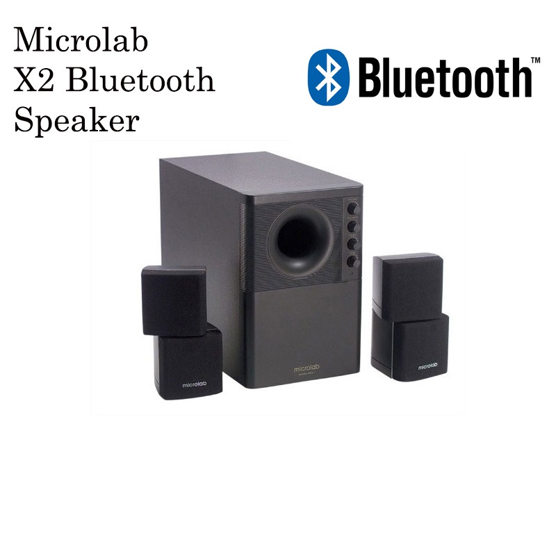 MICROLAB Speaker X2-X2 BT (2.1) ประกัน 1Y | Shopee Thailand