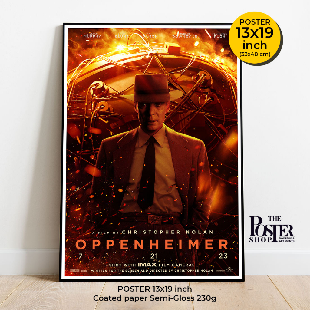 Oppenheimer Poster โปสเตอร์ภาพยนต์ ออพเพนไฮเมอร์ ภาพขนาด 33x48 cm ...