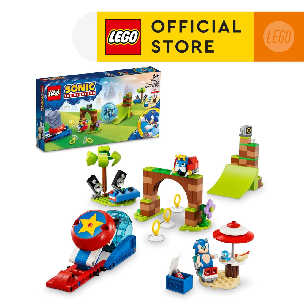 LEGO Sonic the Hedgehog 76990 Sonic’s Speed Sphere Challenge Building ...