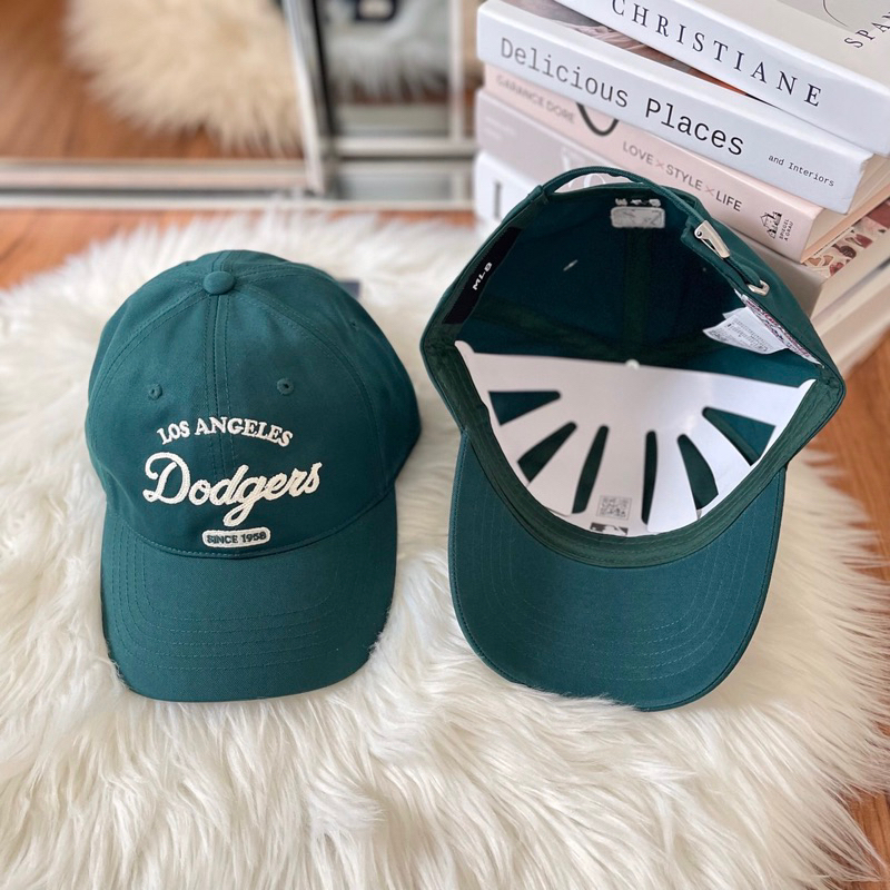 พร้อมส่ง MLB Basic Cursive Logo Unstructured Ball Cap Free size ...