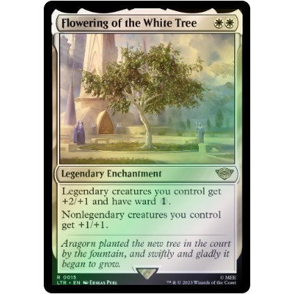 [MTG][Single][LTR] Flowering of the White Tree ระดับ Rare [ภาษาอังกฤษ ...