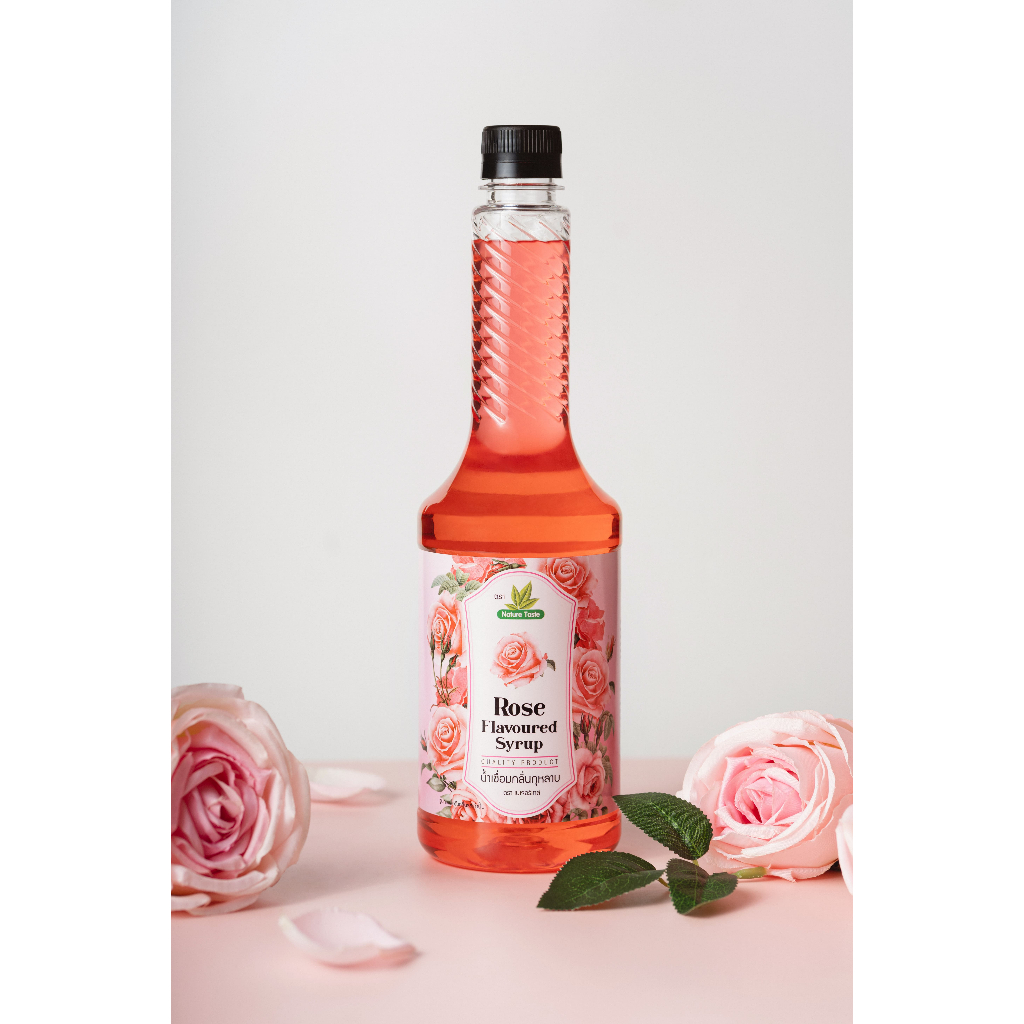 Nature Taste Rose Syrup น้ำเชื่อมไซรัป กลิ่นกุหลาบ ตราเนเจอร์เทส ขนาด ...
