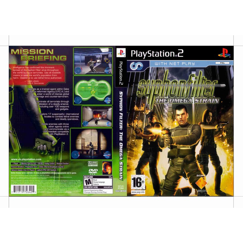 แผ่นเกมส์Ps2 - Syphon Filter: The Omega Strain | Shopee Thailand