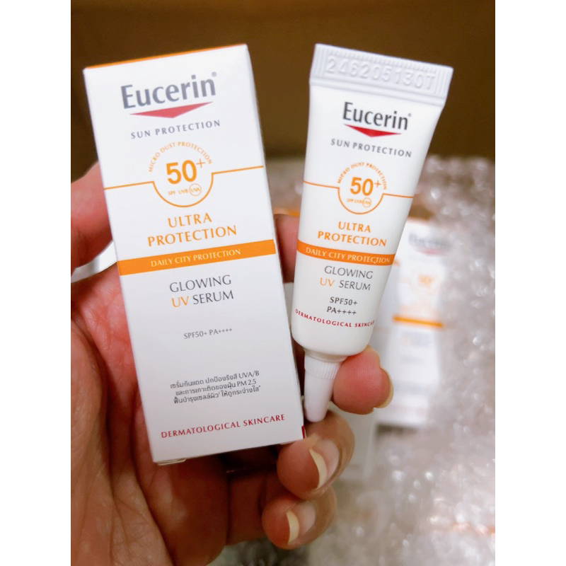 Exp.06/2025 Eucerin ULTRA PROTECTION GLOWING UV SERUM SPF50+ PA ...