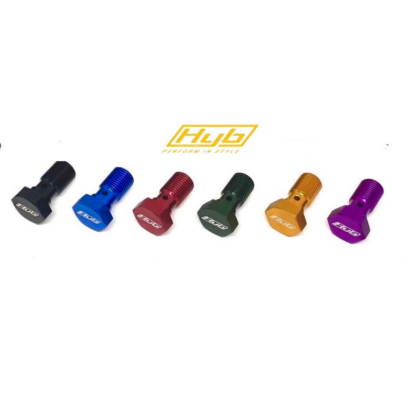 น๊อตน้ำมันHYBขนาด 10 มิล เกลียว1.0(ละเอียด) และ 1.2(หยาบ) มี 6 สีให้ ...