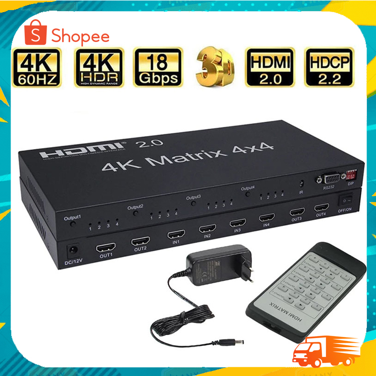 HDMI KVM 4Port /HDMI Switch 8Port/ เมทริกซ์ Matrix 4X4 /Vga Kvm 8Port ...
