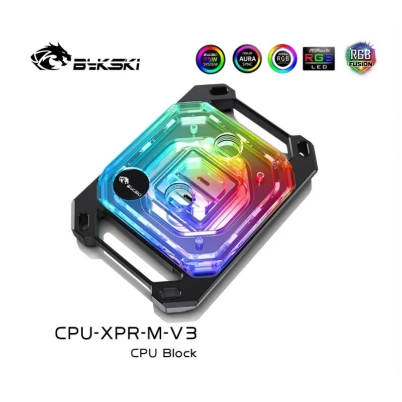 (พร้อมส่ง)BYKSKI CPU WATER BLOCK AM4 AM5 บล็อคน้ำซีพียูตัวใหม่ รุ่น CPU ...