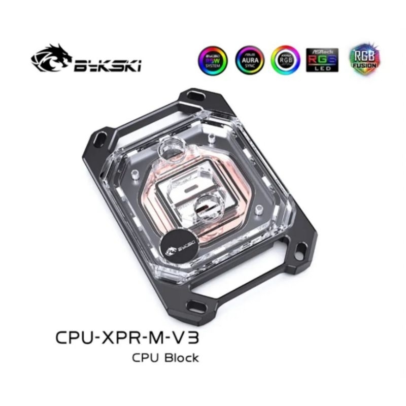 (พร้อมส่ง)BYKSKI CPU WATER BLOCK AM4 AM5 บล็อคน้ำซีพียูตัวใหม่ รุ่น CPU-XPR-M-V3 | Shopee Thailand