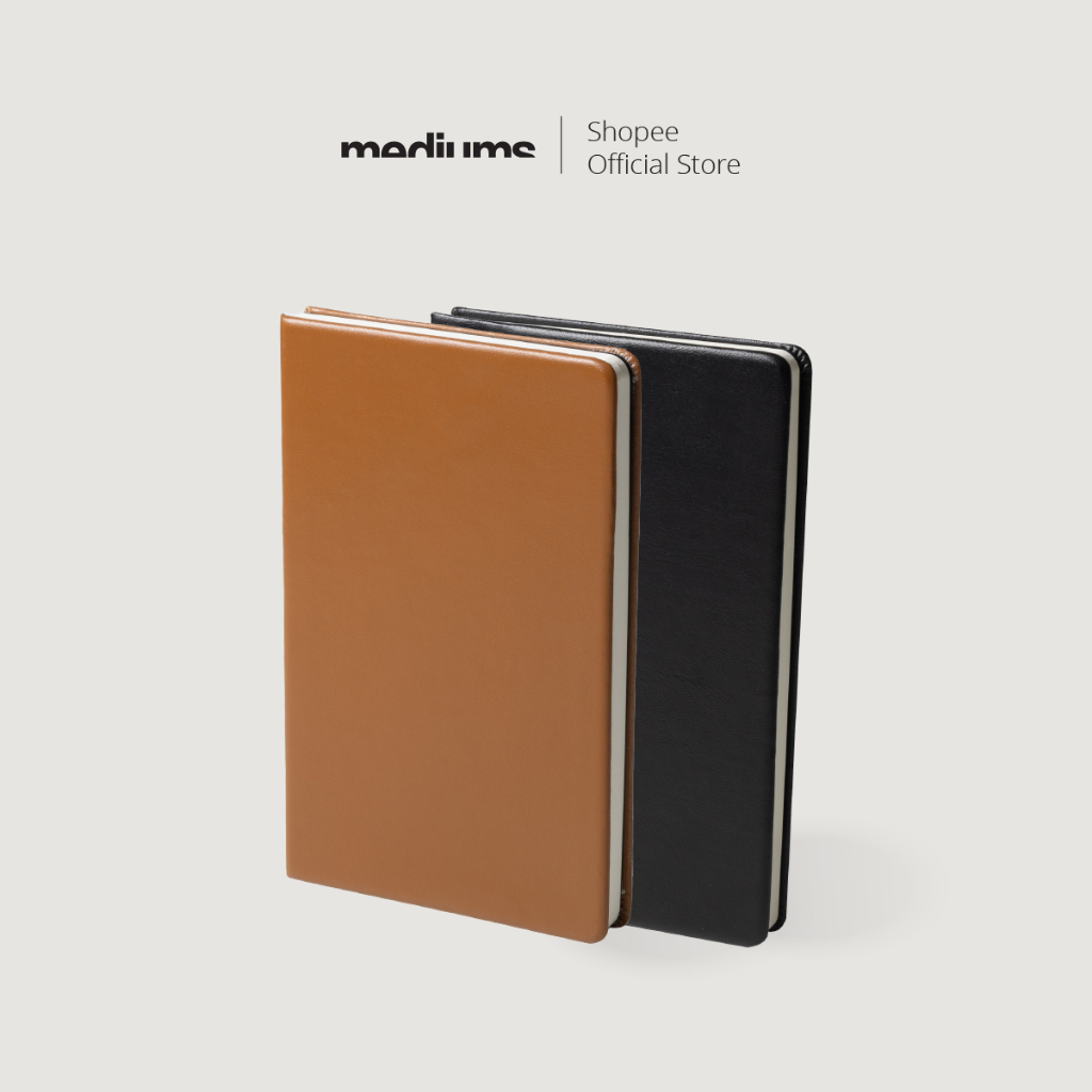 MEDIUMS LEATHER NOTEBOOK I สมุดโน๊ตปกหนัง | Shopee Thailand