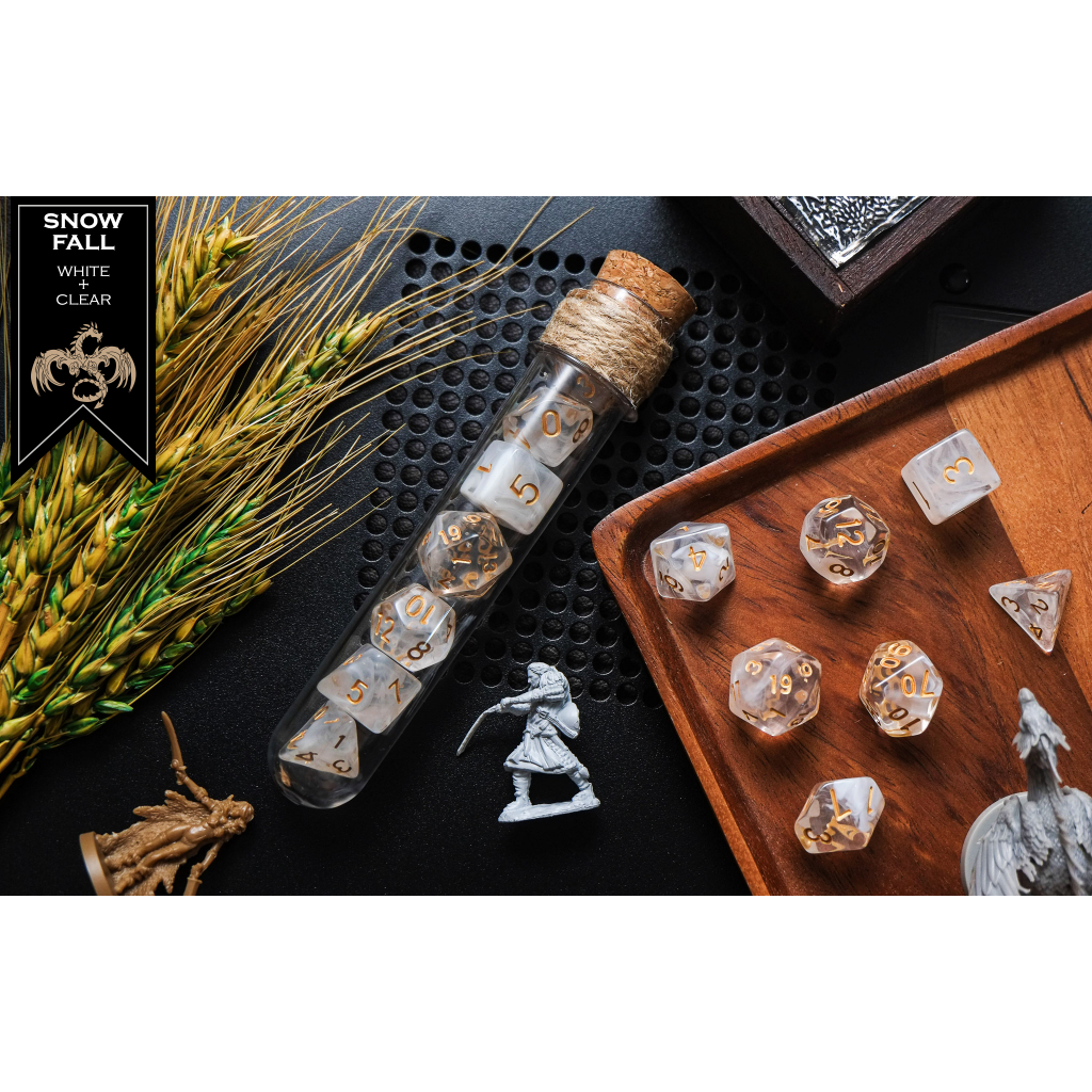 Potion Flask with Dice Set of 7 | ลูกเต๋า Dice For DnD D&D MTG RPG TRPG ...