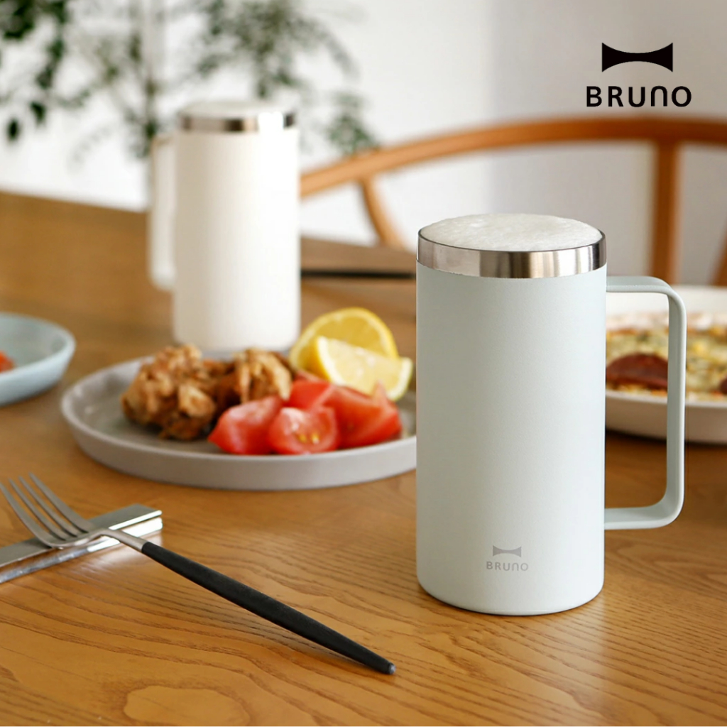 BRUNO Stainless Mug with Handle 500ml.- BHK295 แก้วน้ำหูจับสแตนเลสเก็บ ...
