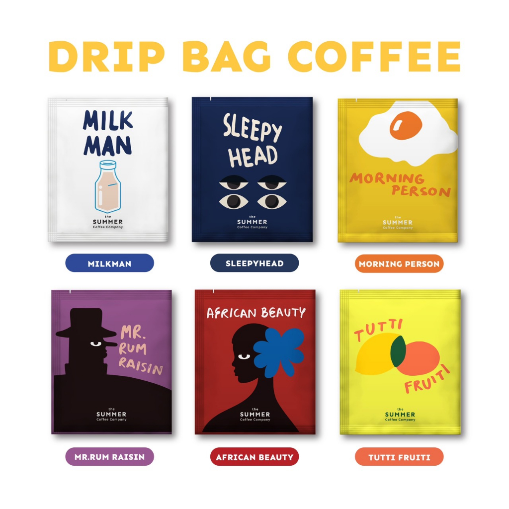 กาแฟดริป แบบซอง Drip Bag Coffee The Summer Coffee Company | Shopee Thailand