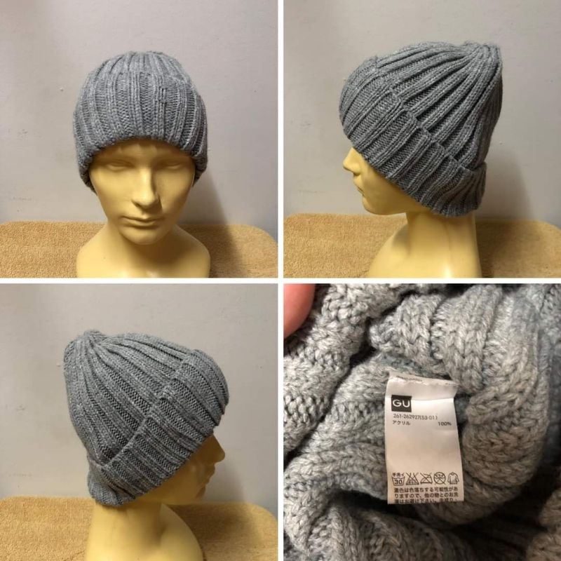 Gu beanie hat รวมหมวกไหมพรม หมวกไหมพรม 8ใบ | Shopee Thailand