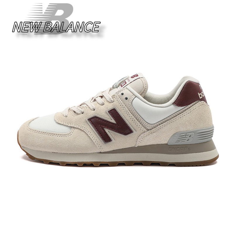 ของแท้ 100% New Balance NB 574 Retro Low Top Off-White รองเท้าผ้าใบ ...