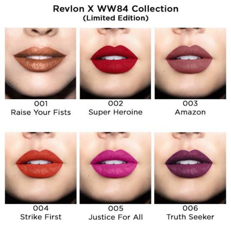 Revlon x WW84 Wonder Woman Super Lustrous Lipstick | Shopee Thailand