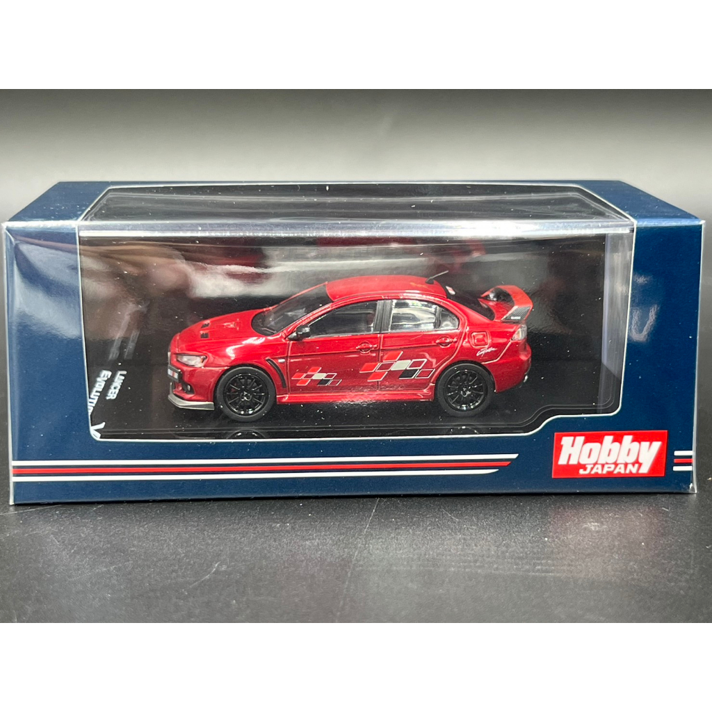 Hobby JAPAN 1/64 MITSUBISHI LANCER EVOLUTION Evo X RED METALLIC ...