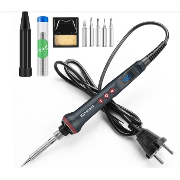 HANDSKIT 927 90W LED Digital ปรับอุณหภูมิDigital หัวแร้งไฟฟ้า | Shopee ...