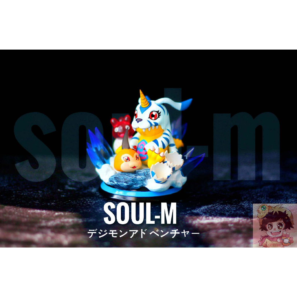 Soul-M Studio - Digimon Adventure Gabumon with Tsunomon and Punimon ...