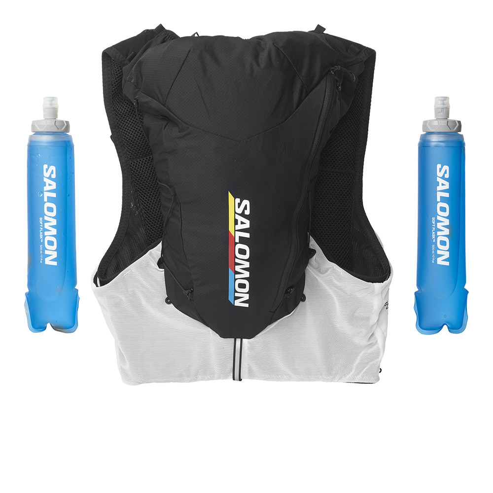 ** New Color + Kit Set ** Salomon Adv skin 12L SS22 Black/Whit : เป้น้ำ ...