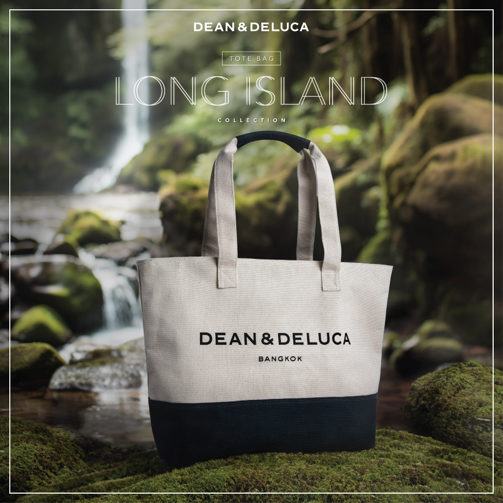 DEAN&DELUCA BANGKOK LONG ISLAND TOTE BAG BLACK | Shopee Thailand
