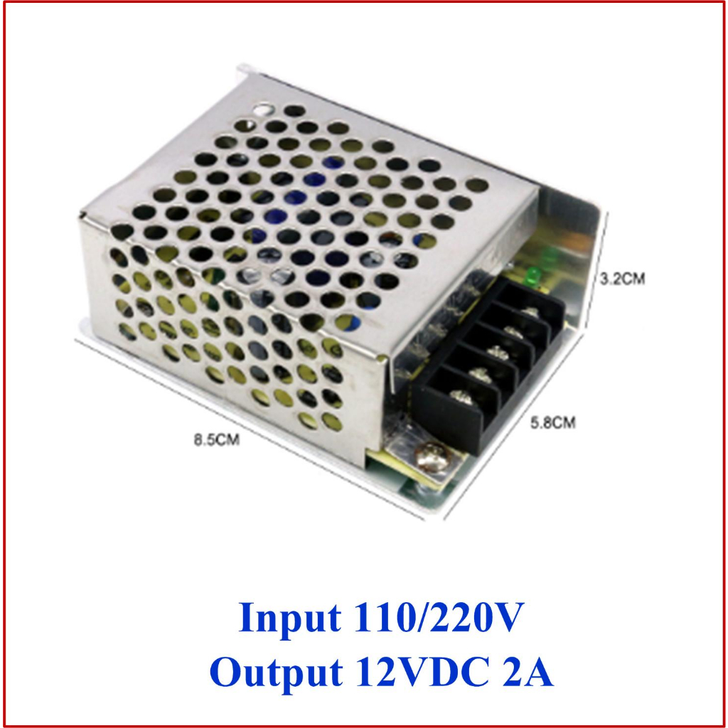 Switching Power Supply 5V, 12V, 24V สวิตชิ่งเพาเวอร์ซัพพลาย Output 5Vdc, 12Vdc, 24Vdc | Shopee ...