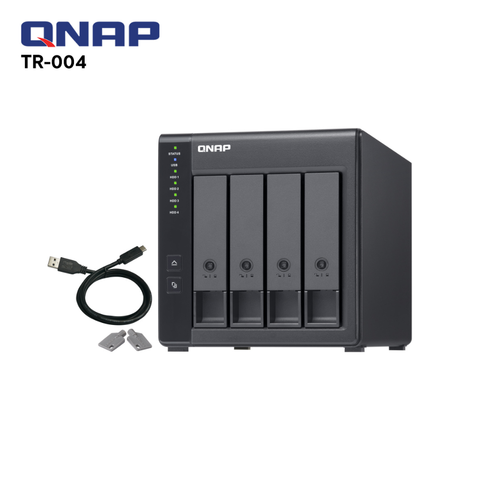 Qnap TR-004 อุปกรณ์จัดเก็บข้อมูลบนเครือข่าย | Shopee Thailand