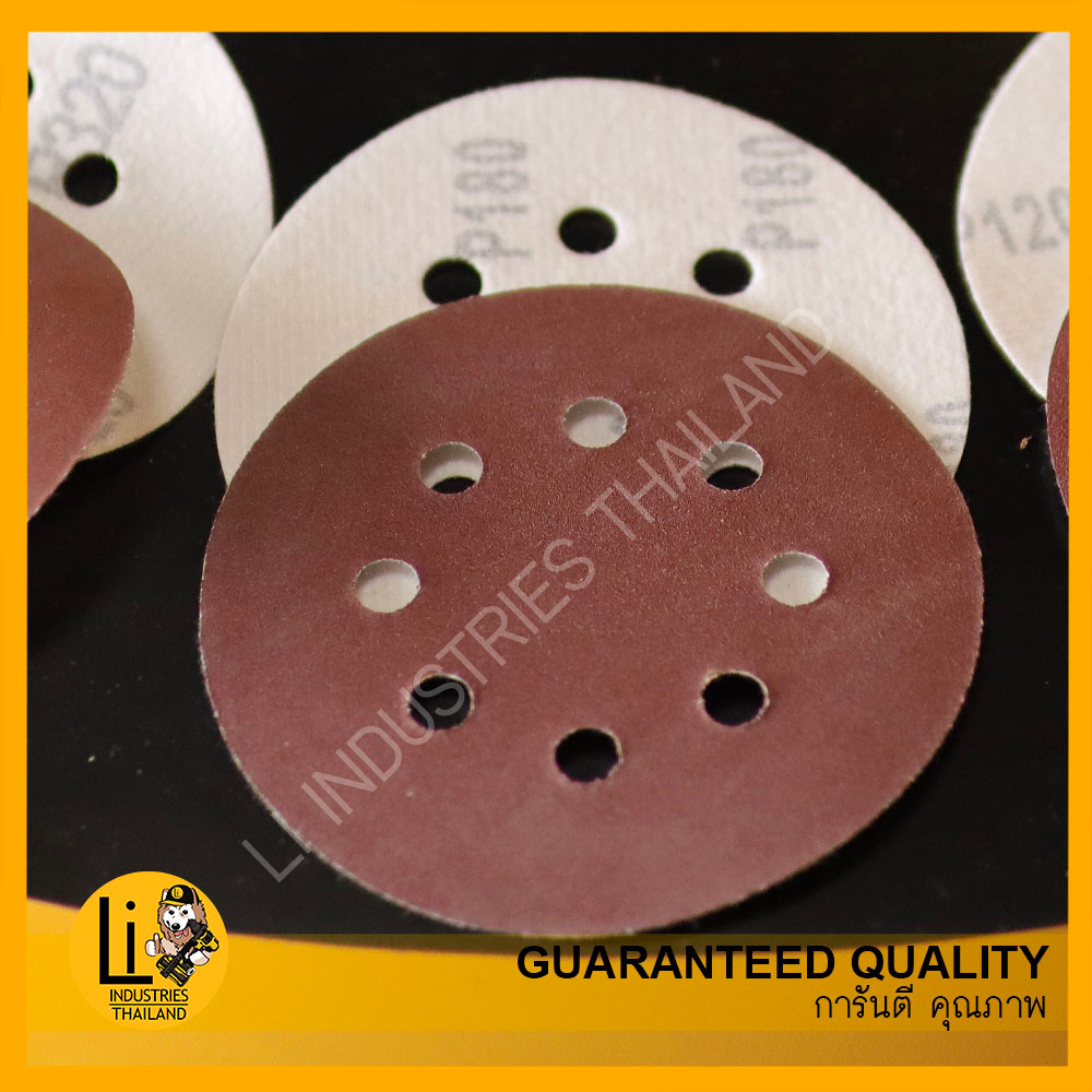 กระดาษทรายกลม ใบกระดาษทราย 5นิ้ว 8รู สำหรับ DEWALT DCW210 ใบกระดาษทราย ...