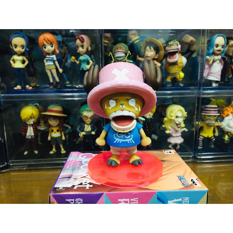 (Chopper) แท้100% ช็อปเปอร์ ฐานชมพู Chopper Cry Heart แมวทอง One piece ...