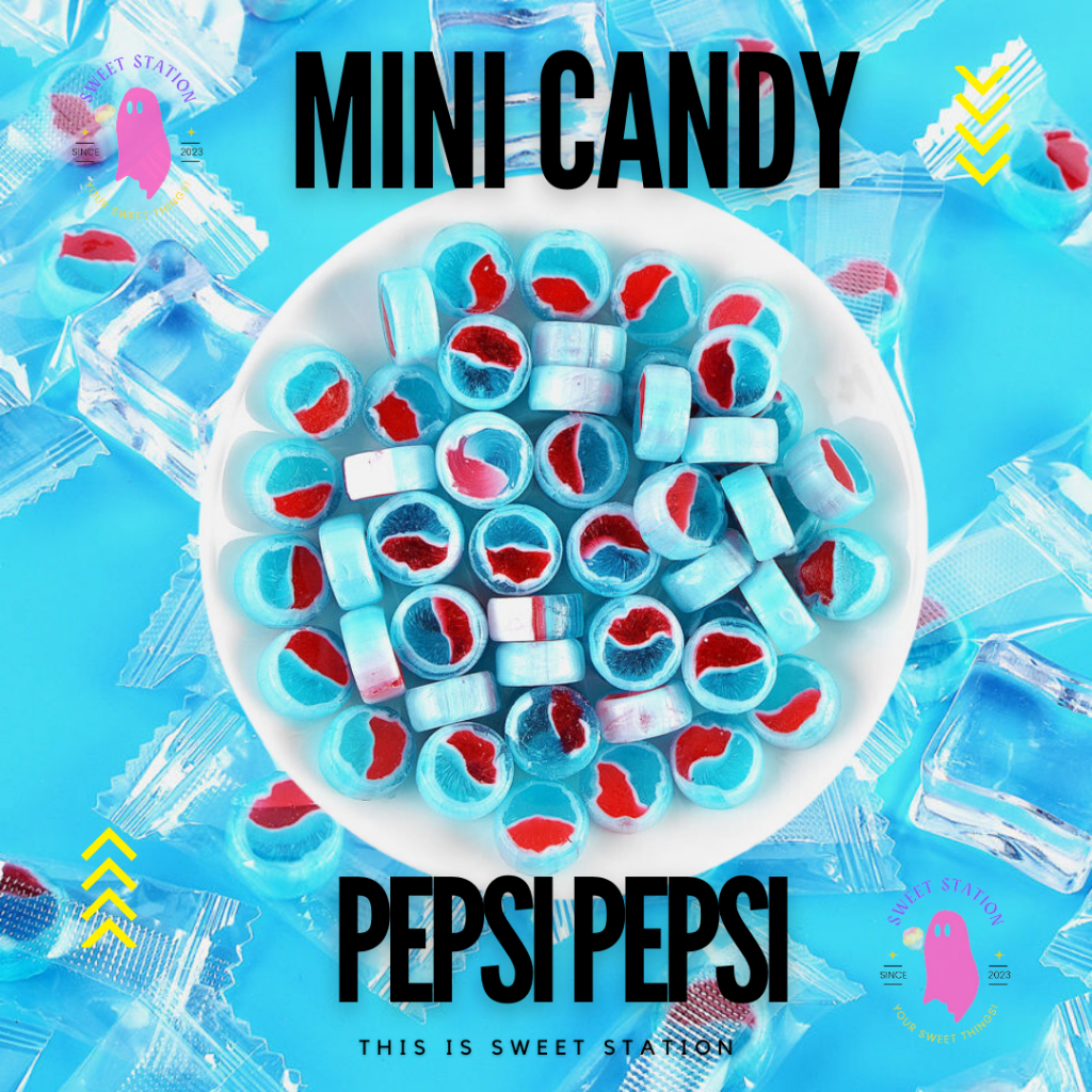 Mini Candy Pepsi ลูกอมตัดมินิ กลิ่นเป๊ปซี่ 1บาท/เม็ด ลูกอมตัด เคี้ยว ...