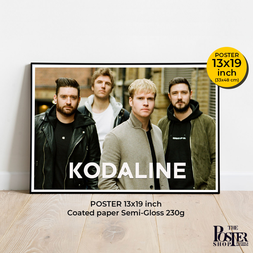 Kodaline Posters โปสเตอร์วง โคดาไลน์ วงร็อกสัญชาติไอริช ภาพขนาด 13X19 ...