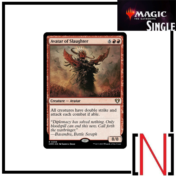[MTG][Single][CMM] Avatar of Slaughter ระดับ Rare [ภาษาอังกฤษ] | Shopee ...