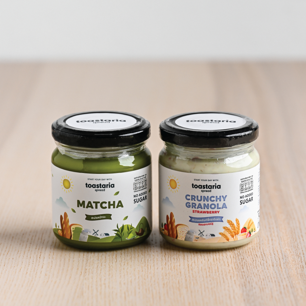 toastaria Set B สเปรดเซ็ต 2 ขวดสุดคุ้ม ขนาด 200g toastaria โทสทาเรีย ...