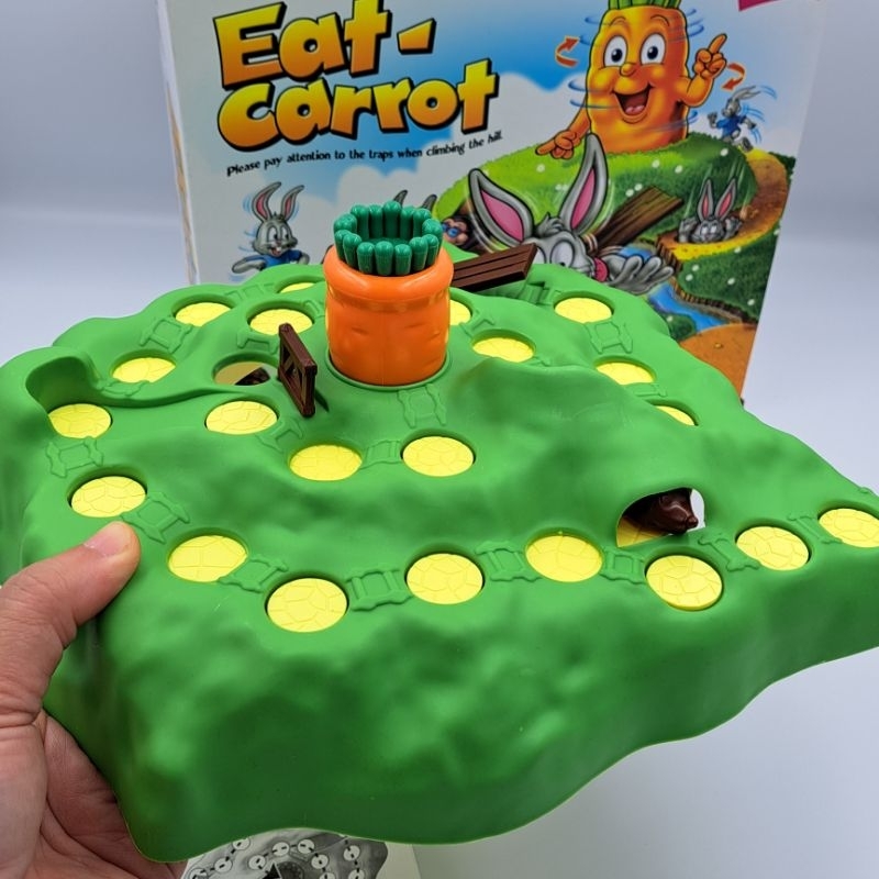 Eat Carrot game เกมกระต่ายกินแครอท เกมสำหรับครอบครัว ของเล่นเสริม ...