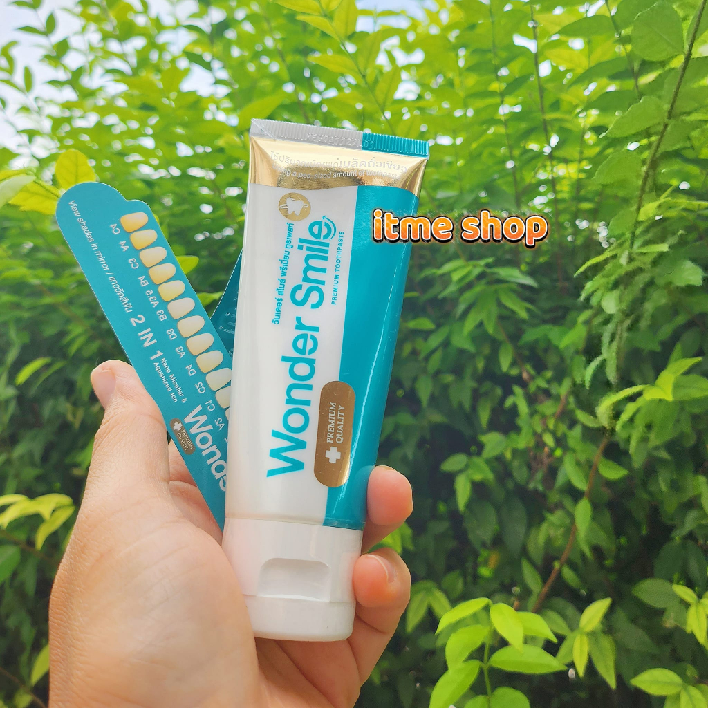 Wonder Smile Toothpaste 50 g. ยาสีฟัน วันเดอร์ สไมล์ | Shopee Thailand
