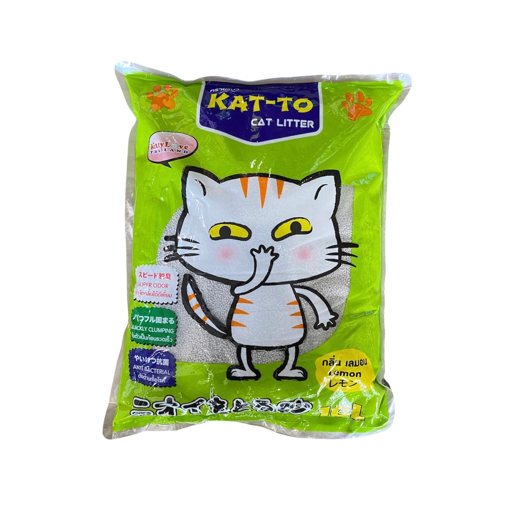 ทรายแมว Katto Kat-to แคทโตะ ขนาด 10 ลิตร | Shopee Thailand