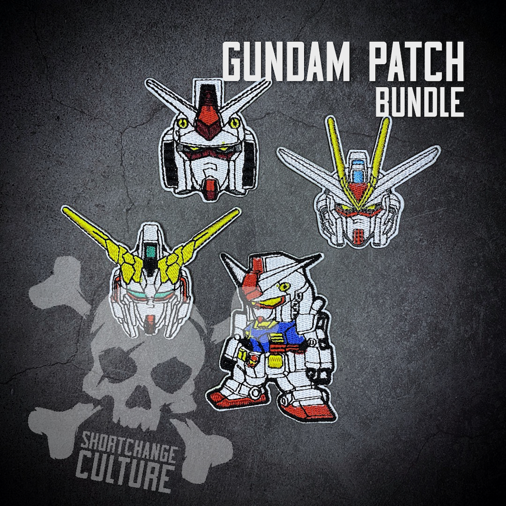ตัวรีดติดเสื้อ ตัวรีดลายปัก อาร์มปัก Gundam Patch Bundle | Shopee Thailand