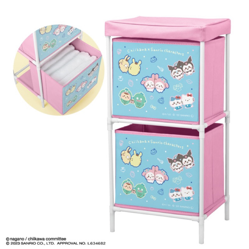 Nagano x Sanrio Characters ชั้นเก็บของ2ชั้น pompom kuromi mymelody ...