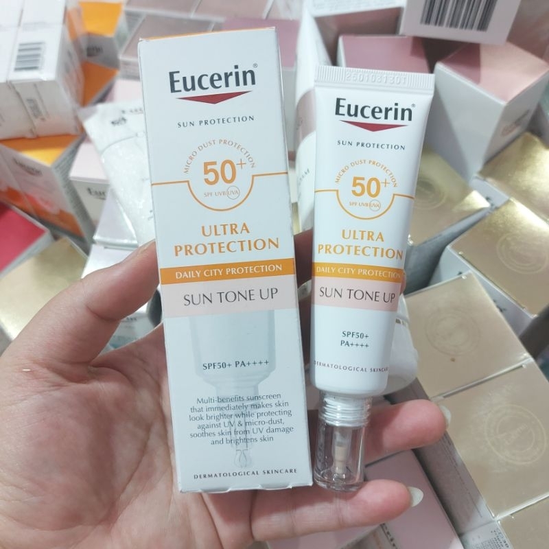 กันแดด โทนอัพ | ยูเซอริน Eucerin Sun Protection Tone Up SPF50 30 ml | Sunscren for Face | SPF 50 ...