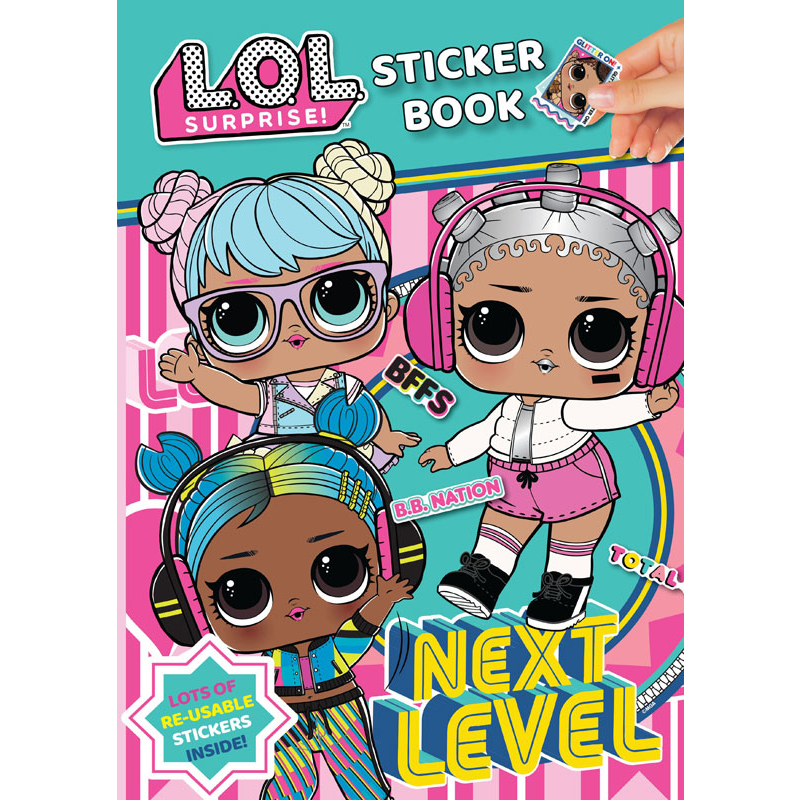 L.O.L. SURPRISE! Next Level Sticker Book หนังสือเด็ก สติ๊กเกอร์ ภาษา ...