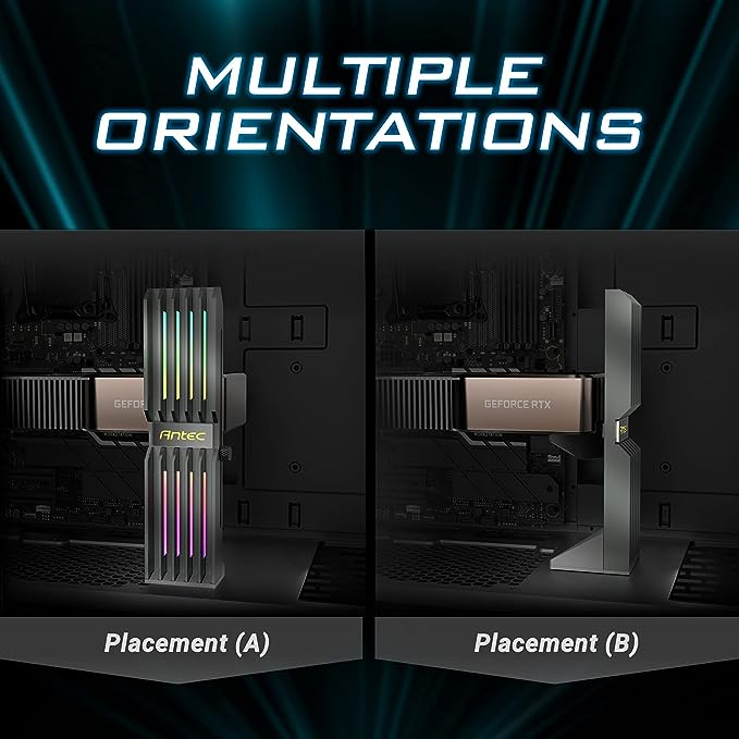 ANTEC RGB GPU SUPPORT BRACKET [SUPPORT GRAPHICS CARD & ENRICH CHASSIS ...