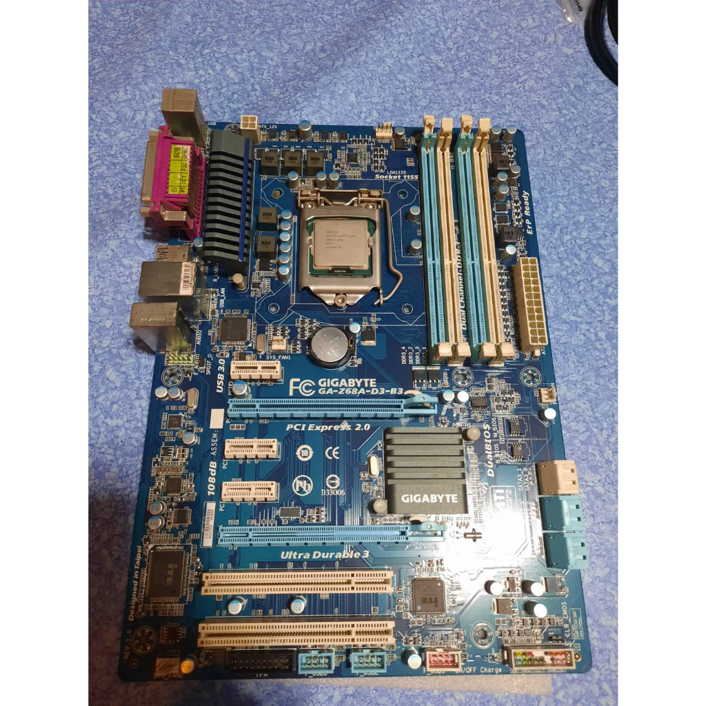 MainBoard เมนบอร์ด Gigabyte ga-Z68a-D3-B3 + cpu i3220 1155 | Shopee Thailand