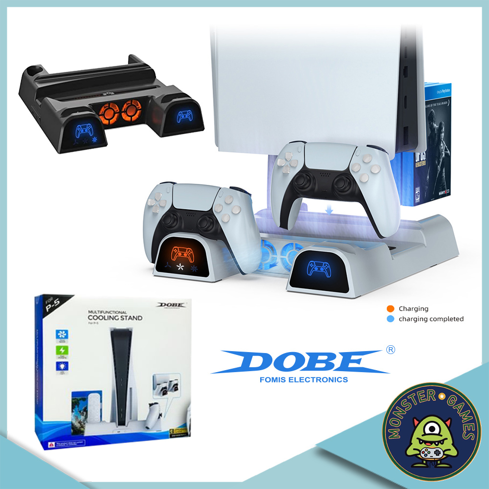 Dobe ขาตั้งเครื่อง Ps5 (PS5 Multifunctional Cooling Stand)(พัดลม PS5 ...