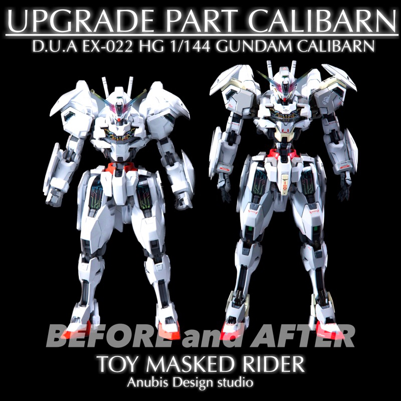 ⬜️พร้อมส่ง พาร์ทเสริม UPGRADE HG 1/144 UPGRADE PART CALIBARN By Anubis ...