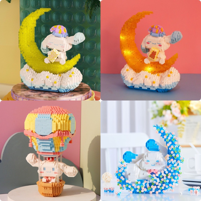 ตัวต่อนาโนไซส์ Jumbo - Gejia 6049-6050 & Yapin 6916,6937 Cinnamoroll ...