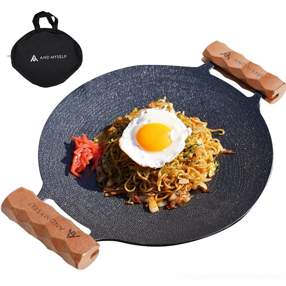 🇯🇵 AND MYSELF Multi Griddle Pan & Yakiniku Plate 🇯🇵 กระทะอเนกประสงค์ ...