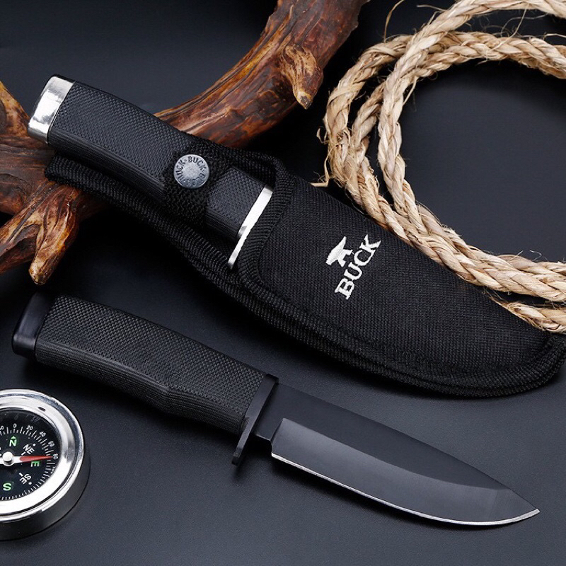 🇺🇸 BUCK Fixed Blade Hunting Knife | Shopee Thailand
