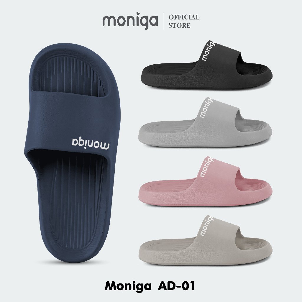 MONIGA BY MONOBO รุ่น MONIGA AD-01 รองเท้าแตะแบบสวม | Shopee Thailand