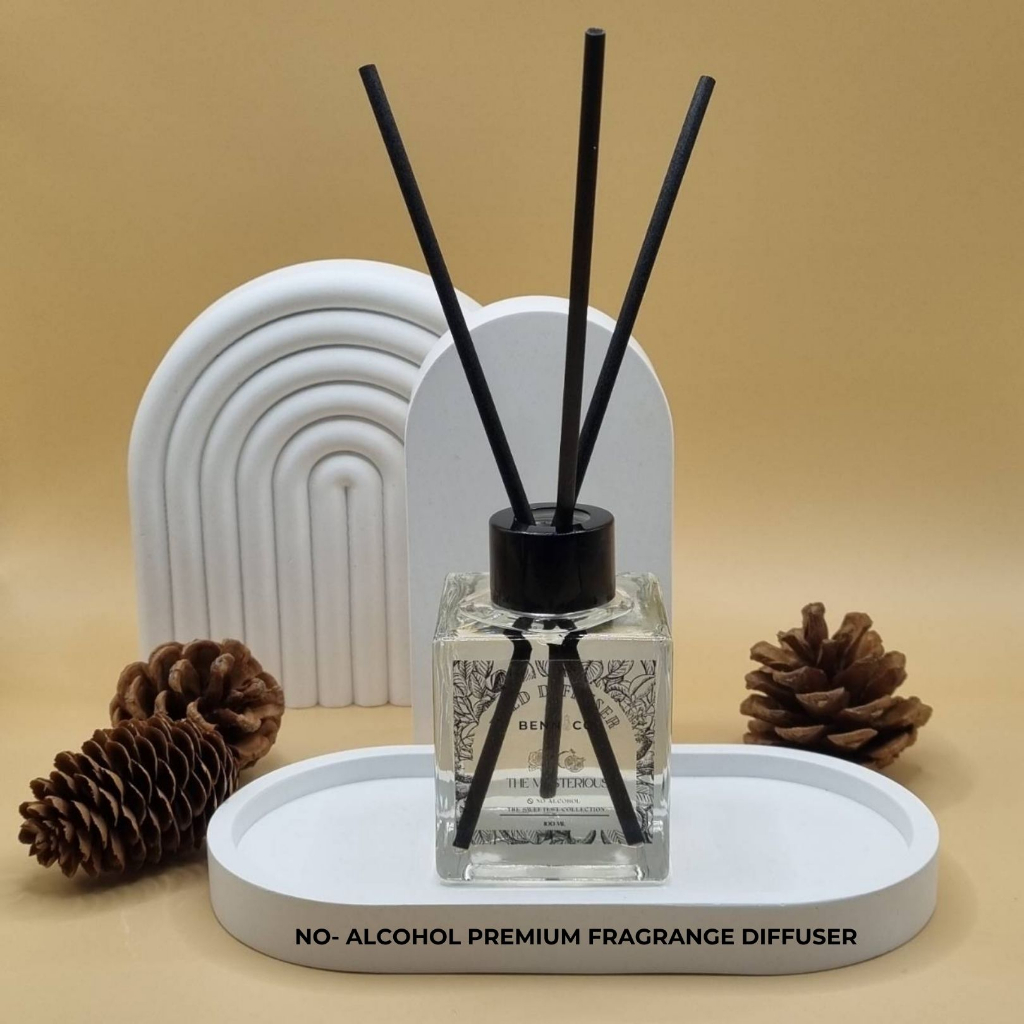 ก้านไม้หอม Home Premium Reed Diffuser (NO ALCOHOL) อยู่ได้นานกลิ่น ...